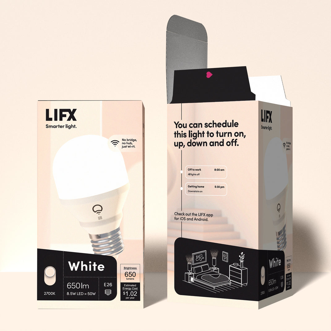 LIFX White A60 (800 LUMENS) Wi-Fi LED Smart Light – Clever House