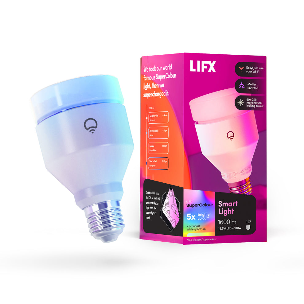 LIFX Smart Light A60 (1600 LUMENS) Wi-Fi LED Smart Light – Clever House